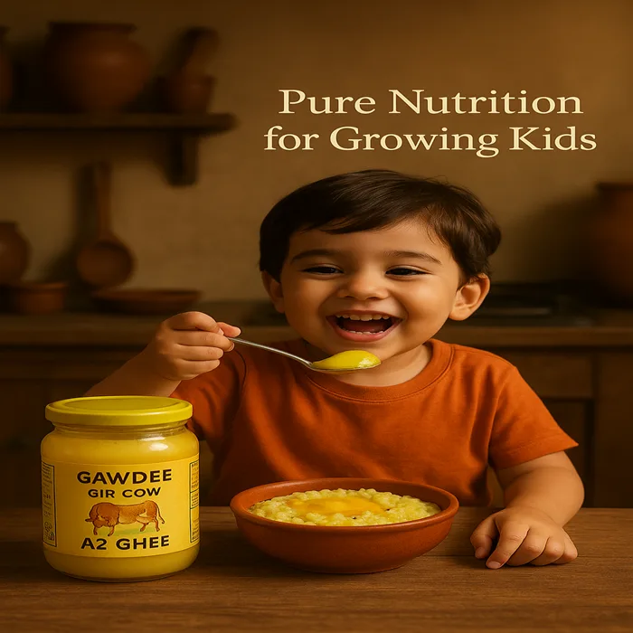 Why A2 Cow Ghee is Essential for Child Growth? – Gawdee Ghee